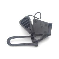 China Outdoor Single Suspension Cable Clamp Flat Drop Cable Clamp Thermoplastic Handle for sale