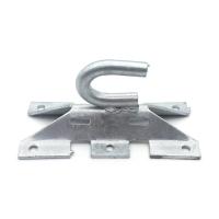 China Hot Dip Galvanized Fiber Optic Anchor Hook For ABC Cable Pole for sale