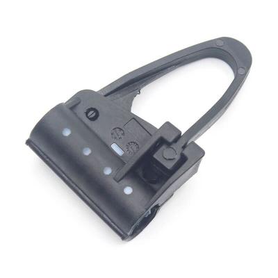 China UV Resistant Nylon Fiber Drop Wire Clamp For Dead Ending Round Cable 2-7mm for sale