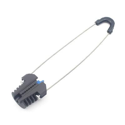 China FTTH Figure 8 Cables Anchor Drop Clamp Mounting All Pole Line Hardware for sale