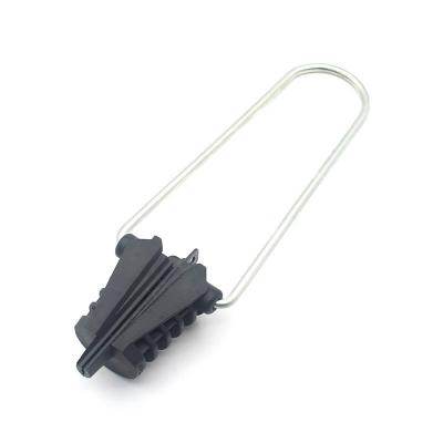 China UV Resistant Plastic Aluminum ADSS Anchor Clamp for FTTH FTTX FTTB Network for sale
