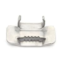 China Silver 201 304 Stainless Steel Strap Buckle With High Tensile Strength for sale