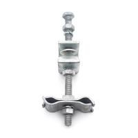 China Galvanized Steel Down Lead Clamp Metal ADSS For Pole And Tower for sale