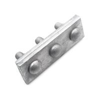 China Durable 3 Bolt Guy Clamp Parallel Groove Clamp Hot Galvanized for sale