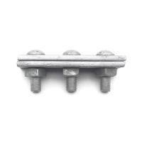 China Durable 3 Bolt Guy Clamp Parallel Groove Clamp Hot Galvanized for sale
