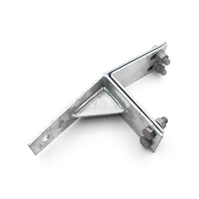 China Fiber Optical ADSS Anchor Clamp Tension Resistant For Pole Corner for sale