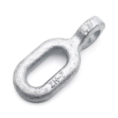 China Malleable Iron Twisted Chain Link Heavy Duty Pole Clamp For Power Station for sale