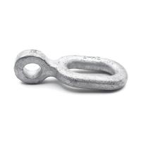 China Malleable Iron Twisted Chain Link Heavy Duty Pole Clamp For Power Station for sale