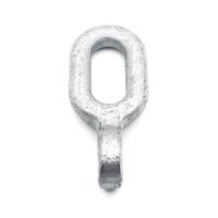 China Malleable Iron Twisted Chain Link Heavy Duty Pole Clamp For Power Station for sale