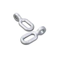 China Malleable Iron Twisted Chain Link Heavy Duty Pole Clamp For Power Station for sale