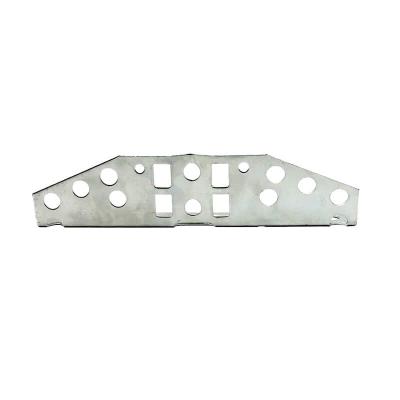China Hot Galvanized Steel Cross Arm Bracket Multiple Drop Wire Sliver For FTTH Pole for sale
