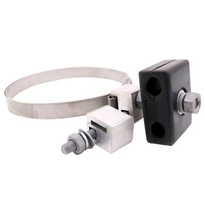 China ADSS OPGW Type Down Lead Clamp On Pole Tower 9-20mm Size 1.2M Length for sale