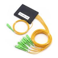 China 1M 1.5M Pigtails Plc Fiber Splitter 1x16 Optical Splitter FTTH FTTX PON LAN for sale