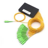 China Box Type Fiber Optic PLC Splitter 1.5 Meter With SC APC Connector for sale