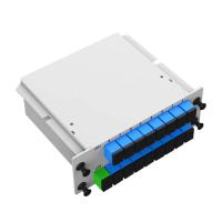 China Cassette Type 1x4 Optical Splitter 1x16 PLC Splitter SC APC for sale