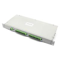 China Rack Type 19 Inch 1U 2U Fiber PLC Splitter SM CATV System for sale