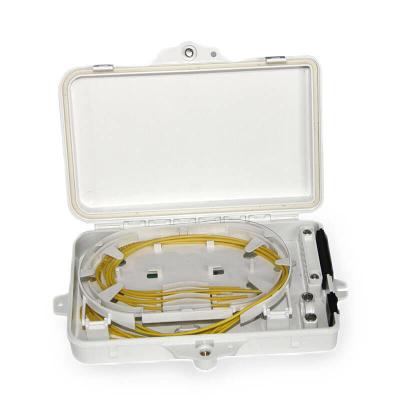 China FTTH 6 Ports Drop Cable Fiber Optic Distribution Box Waterproof Dust-proof for sale