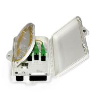 China FTTH 6 Ports Drop Cable Fiber Optic Distribution Box Waterproof Dust-proof for sale
