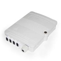 China FTTH 8 Cores Fiber Optic Distribution Box with Optional Adapters and Pigtails for Wall or Pole Mounting for sale