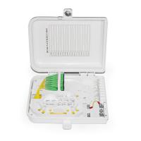 China 12F FTTH Fiber Optic Distribution Box For Indoor Outdoor Wall Mount for sale