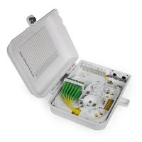 China 12F FTTH Fiber Optic Distribution Box For Indoor Outdoor Wall Mount for sale