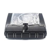 China 16 Fibers Outdoor Fiber Optic Distribution Box Balck Water-proof for sale