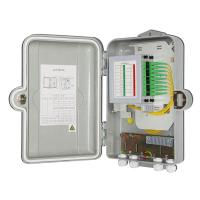 China Fiber Optic Ftth Outdoor Box 1:4 1:8 1:16 1:32 Plc Splitter Distribution Box for sale