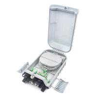 China Indoor Wall Mounting Fiber Optic Distribution Box 8 Cores Waterproof IP55 for sale