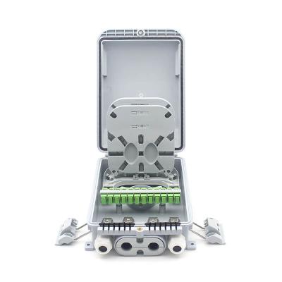 China 12 Ports Mini SC Optical Fiber Termination Box Flip-up cover For FTTx FTTA System for sale