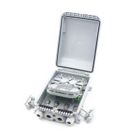 China 12 Ports Mini SC Optical Fiber Termination Box Flip-up cover For FTTx FTTA System for sale