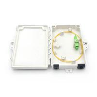 China Telecommunications Fiber Optic Distribution Box  With 1 Core SC Single Adapter for sale