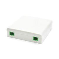 China White Fiber Optic Cable Outlet Optical Wall Socket 4 Cores OEM for sale