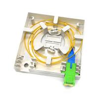 China White Fiber Optic Cable Outlet Optical Wall Socket 4 Cores OEM for sale