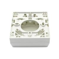 China 4 Ports Self Clip Fiber Optic Terminal Socket SC Adapters For Wall Mounted for sale