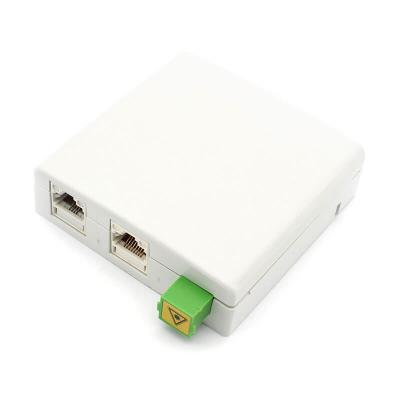 China FTTH Indoor Fiber Optic Outlet Wall Mounted Fibre Termination Box for sale