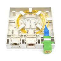 China FTTH Indoor Fiber Optic Outlet Wall Mounted Fibre Termination Box for sale