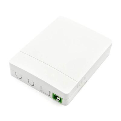 China ABS PC Optical Termination Outlet With SC Adapters Fiber Access Terminal for sale