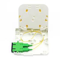 China Wall Mounting Fiber Optic Terminal Socket 1 Port For Patch Cable for sale