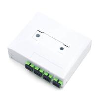 China 4FO 8FO Fiber Optic Terminal Socket Plastic Indoor Use For Fiber Management for sale