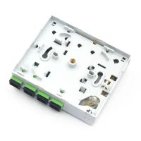 China 4FO 8FO Fiber Optic Terminal Socket Plastic Indoor Use For Fiber Management for sale