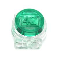 China Gel Filled Green  Butt Connector Terminals Clear Plastic Case for sale