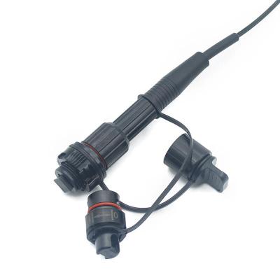 China Outdoor Waterproof Fiber Optic Connector IP67 Corrosion Resistant for sale