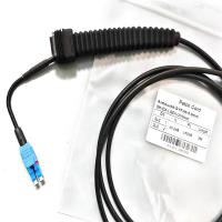 China SM MM Waterproof Fiber Optic Connector Duplex LC UPC NSN Boot for sale