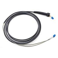 China SM MM Waterproof Fiber Optic Connector Duplex LC UPC NSN Boot for sale