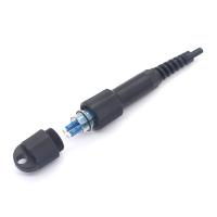 China ZET Duplex LC UPC PDLC Fiber Optic Waterproof Reinforced Connector for sale