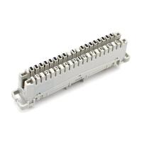 China Phosphor Bronze 10 Pair Krone Module ABS 0.5um 1.25um 5um Silver Plating for sale