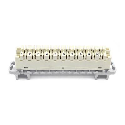 China 10 Pair Terminal Block Module Krone Connection Module Reliable for sale
