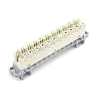 China 10 Pair Terminal Block Module Krone Connection Module Reliable for sale