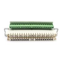 China Indoor KRONE LSA Module Idc With Screw Terminal Flexible Green for sale