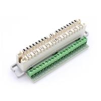 China Indoor KRONE LSA Module Idc With Screw Terminal Flexible Green for sale